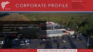 Corporate presentation 2019 - Canlak Inc. | PDF