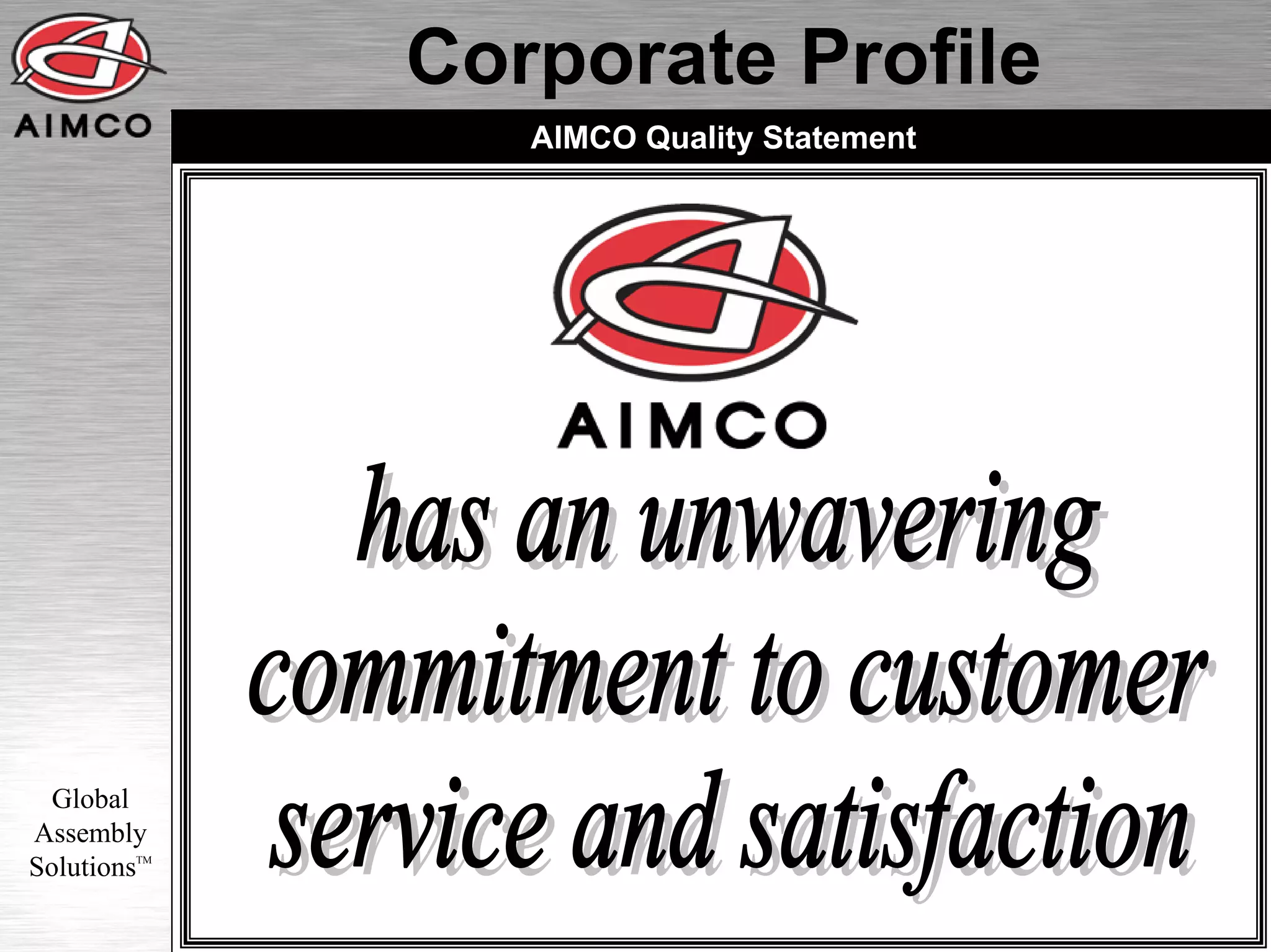 An Introduction to AIMCO | PDF