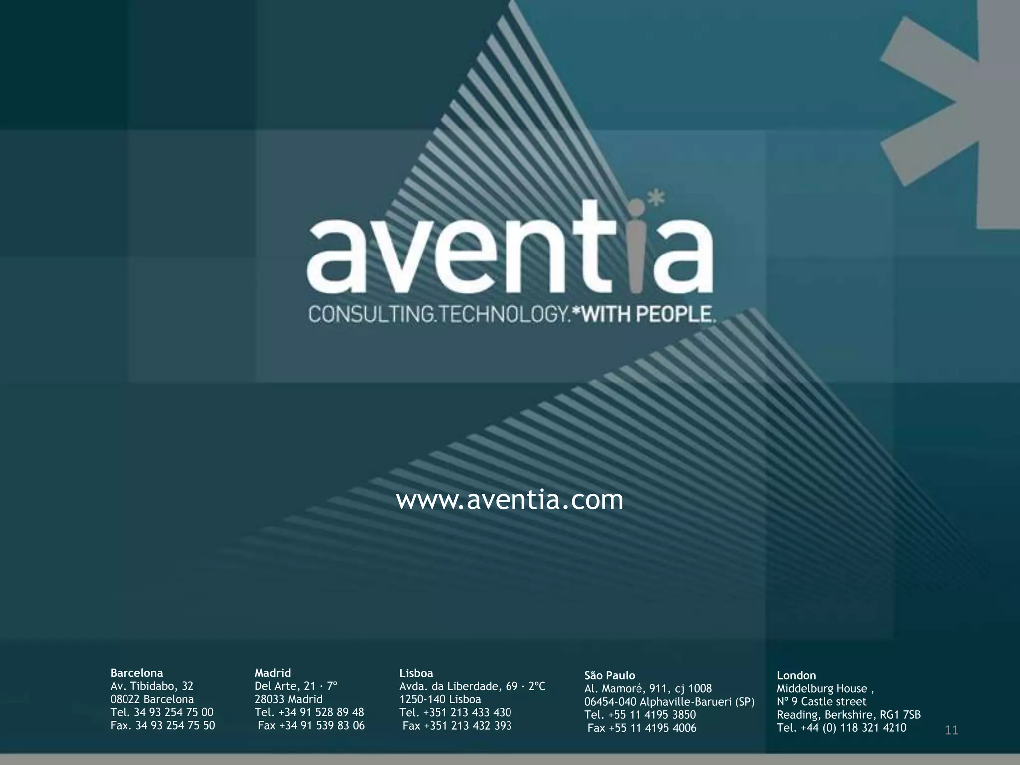 Corporate presentation aventia 2012 english | PPT