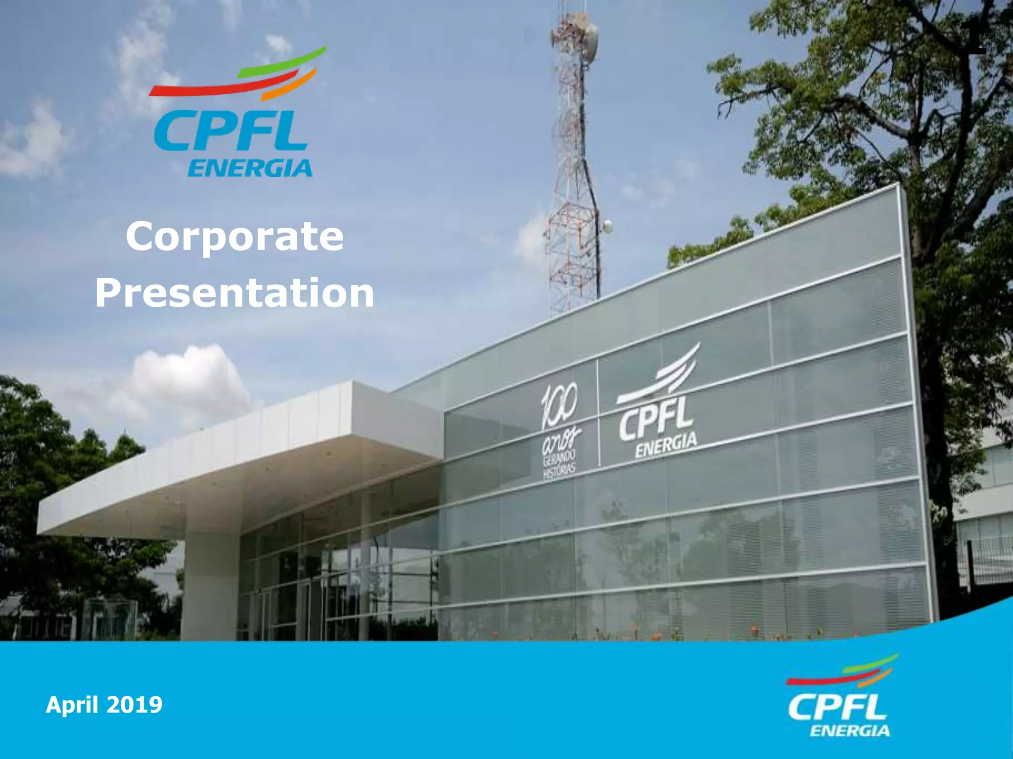 Corporate Presentation CPFL Energia | PPT