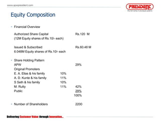 APW President Systems Ltd | PPT