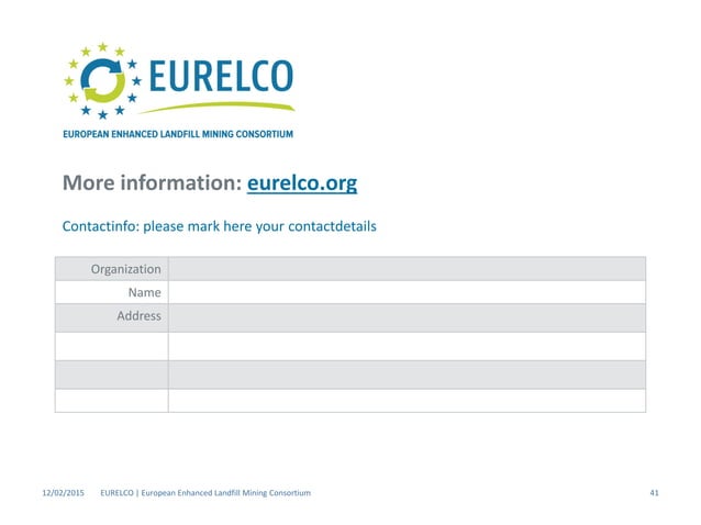 Corporate presentation eurelco_2015 | PPT
