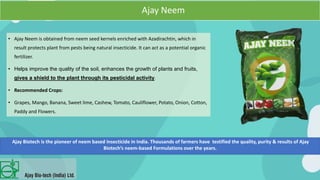 Ajay Biotech (I) Ltd Corporate presentation | PPSX