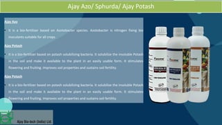 Ajay Biotech (I) Ltd Corporate presentation | PPSX