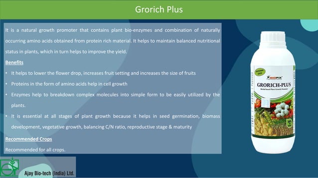 Ajay Biotech (I) Ltd Corporate presentation | PPSX