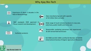Ajay Biotech (I) Ltd Corporate presentation | PPSX