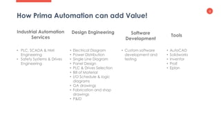 Corporate presentation Prima Automation | PDF