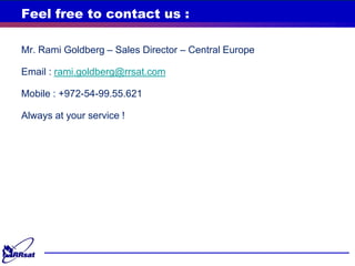 Corporate Presentation RRSat | PPTX