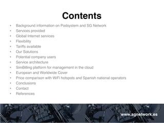 Corporate presentation sg network in english | PDF