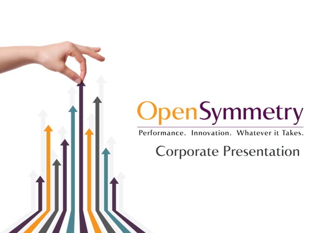 OpenSymmetry Corporate Presentation | PPT