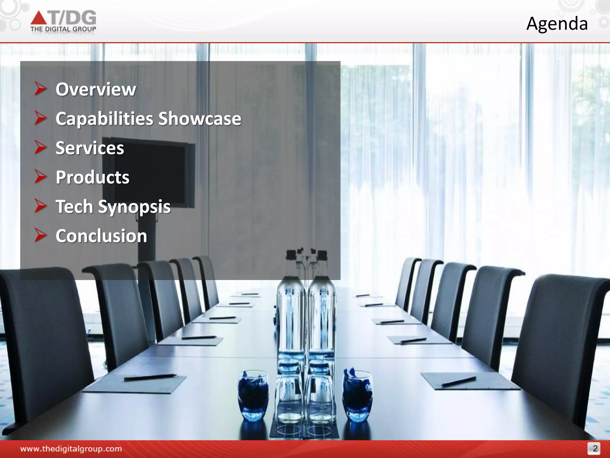 Corporate presentation TDG | PDF