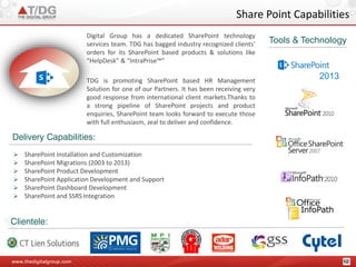 Corporate presentation TDG | PDF