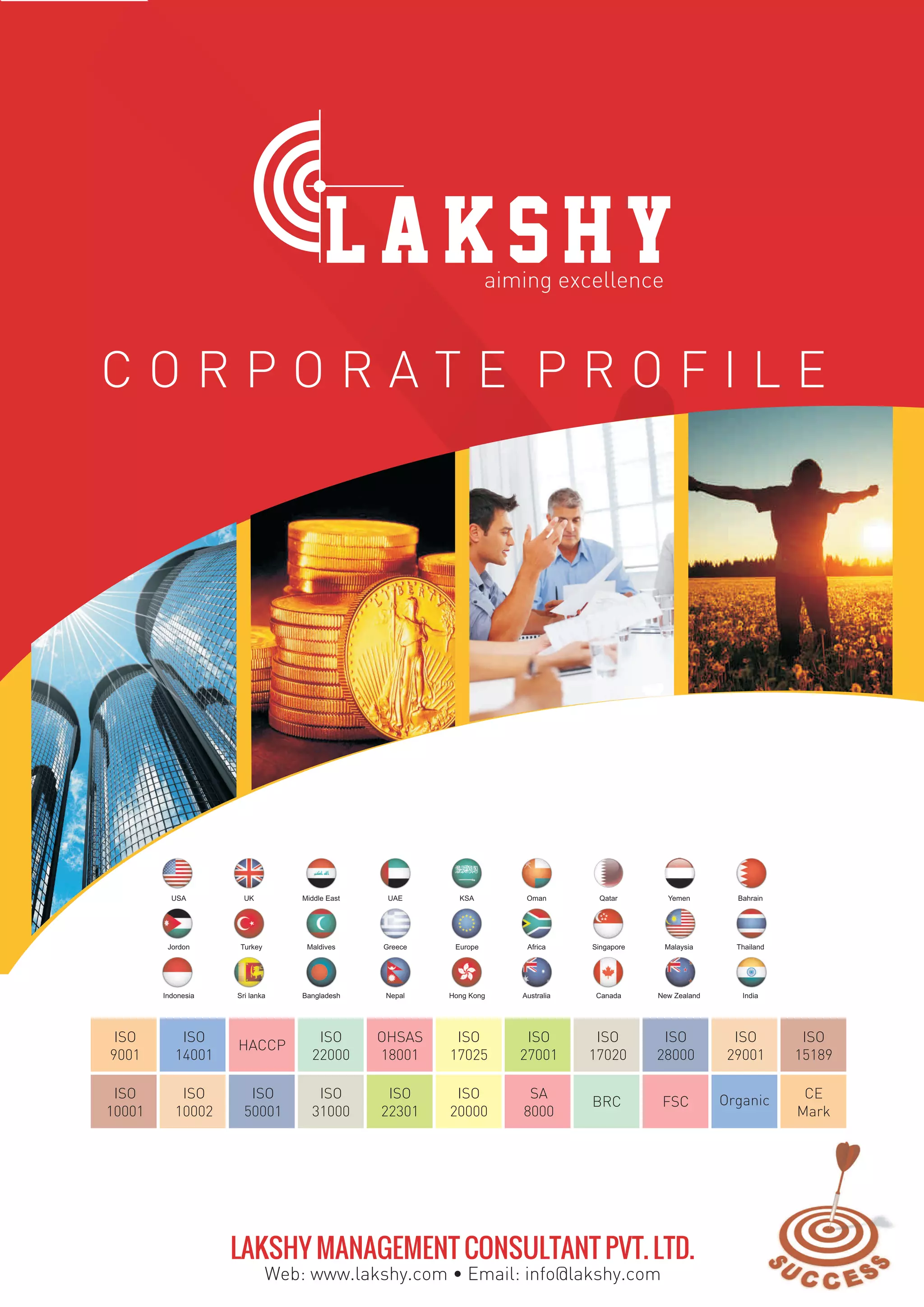 Corporate profile lakshy management consultant pvt. ltd. - iso ...