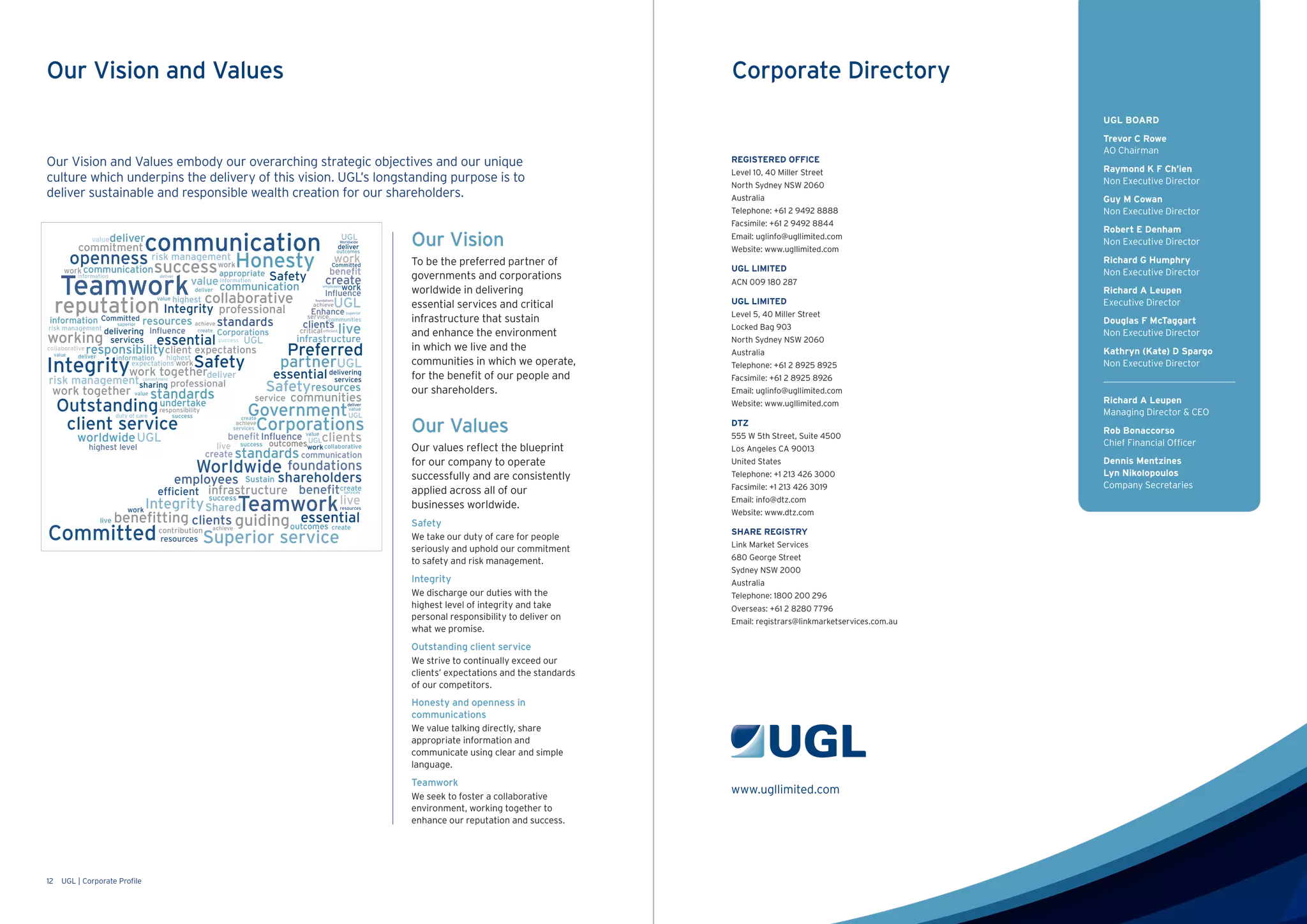 Corporate Profile - UGL Limited | PDF