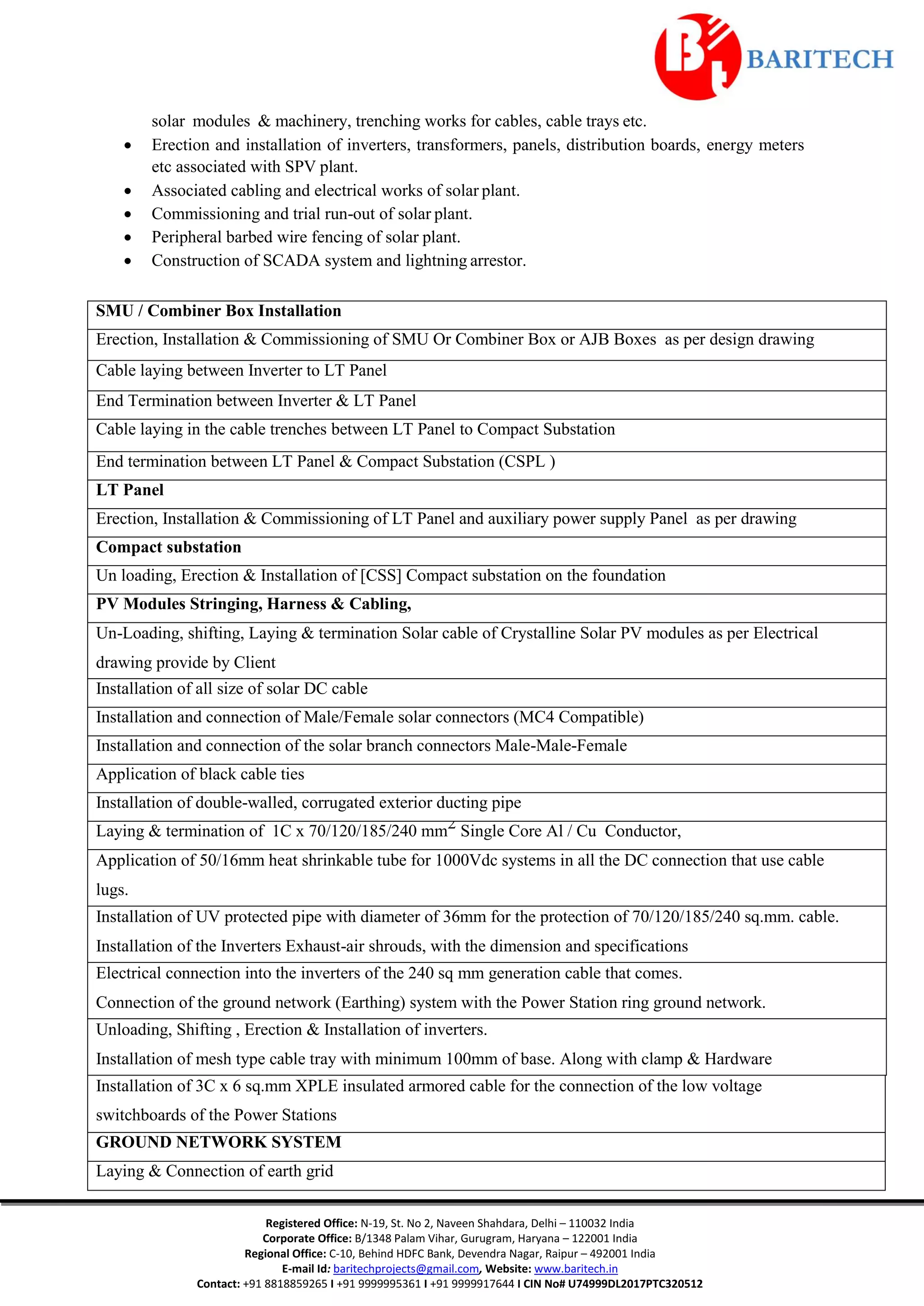 Corporate profile baritech | PDF