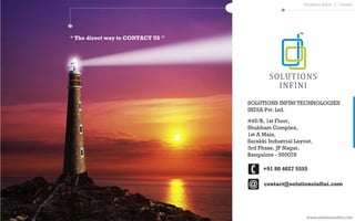 Solutions Infini Corporate Profile | PPT