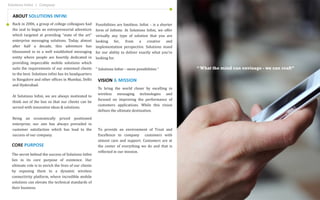 Solutions Infini Corporate Profile | PPT