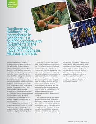 Goodhope Asia Holdings Ltd Singapore | PDF