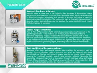 Pneumatic and Hydro Pneumatic Equipments By Neumatica Technologies ...