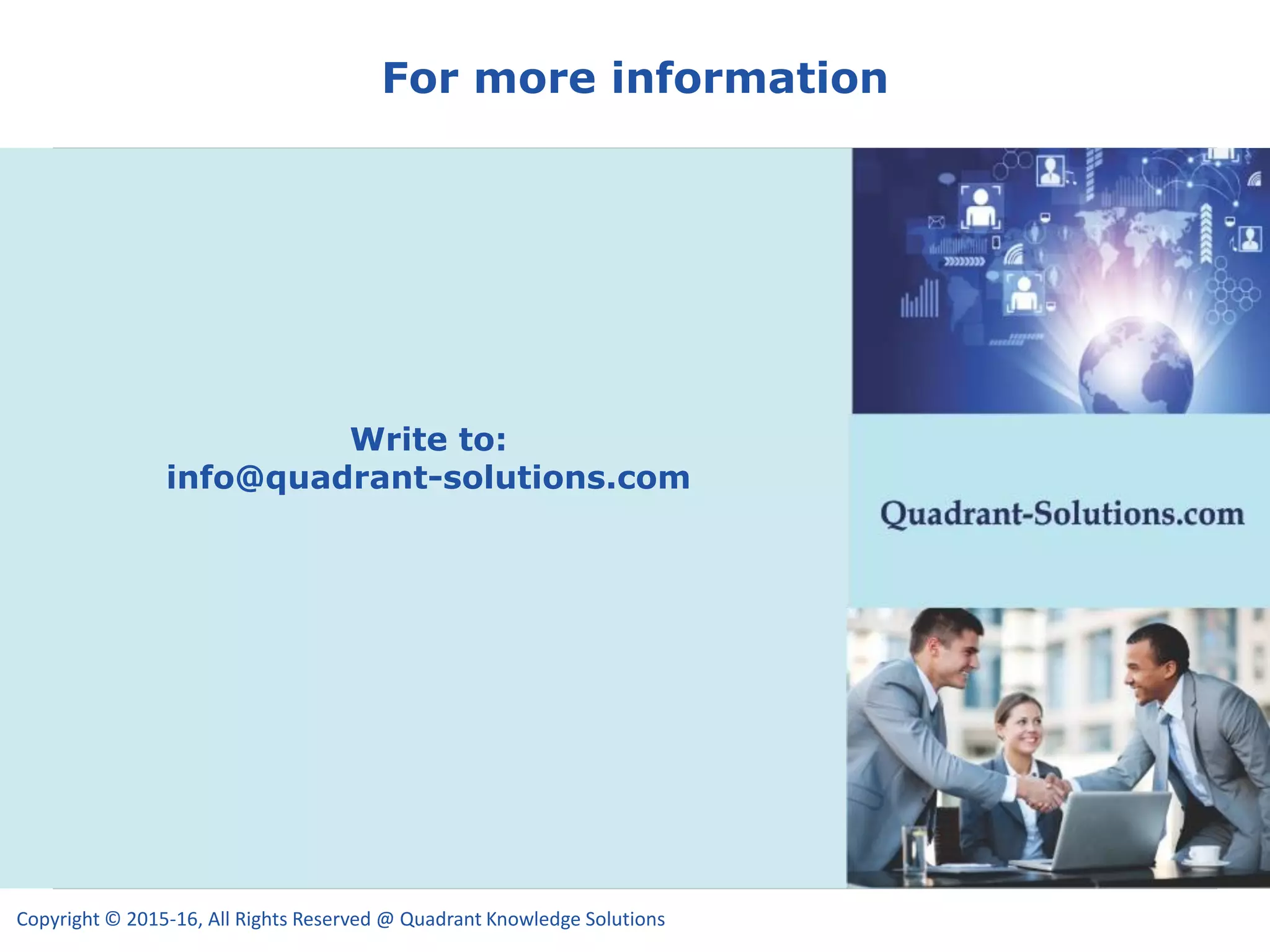 Corporate profile quadrant knowledge solutions | PDF