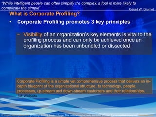 IT Project Success through Corporate Profiling | PPT