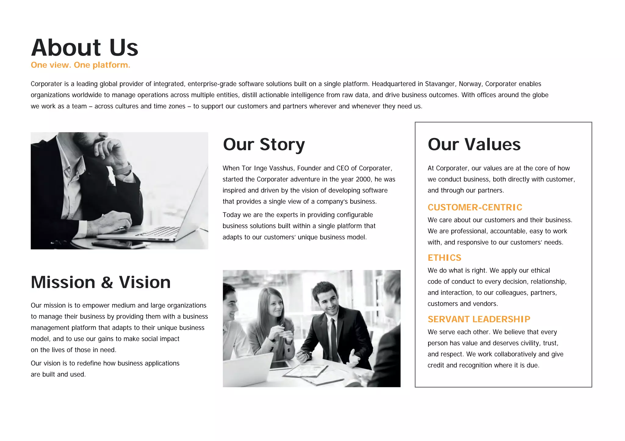 Corporater Overview | Business Management Platform (BMP) | PPT