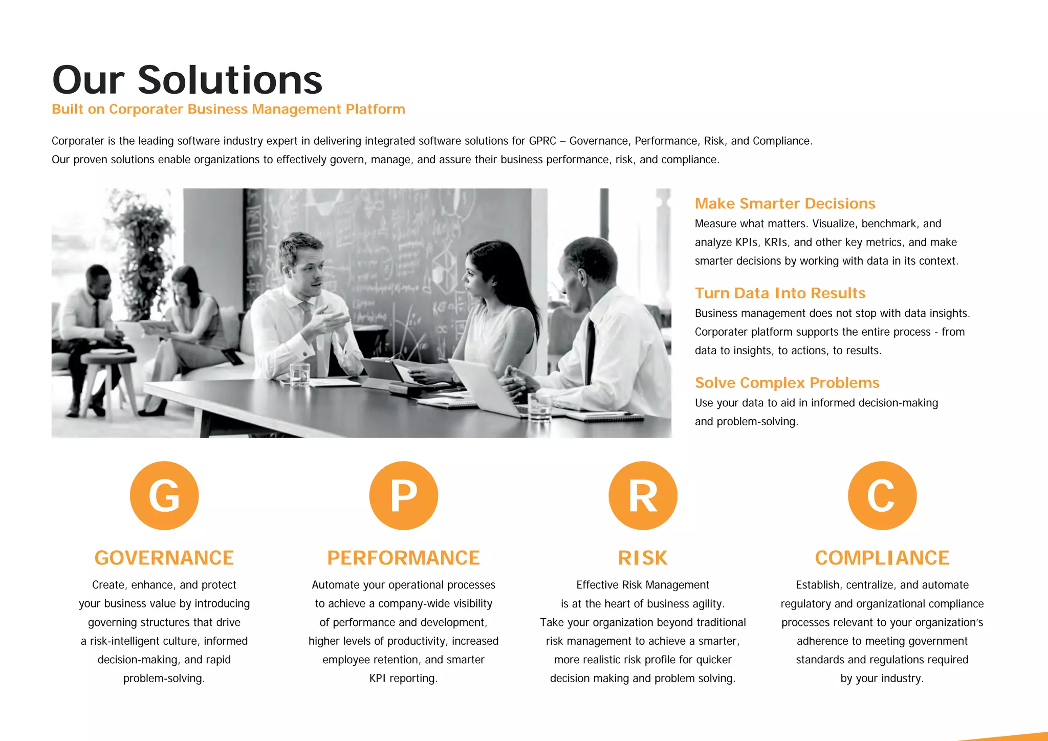 Corporater Overview | Business Management Platform (BMP) | PPT