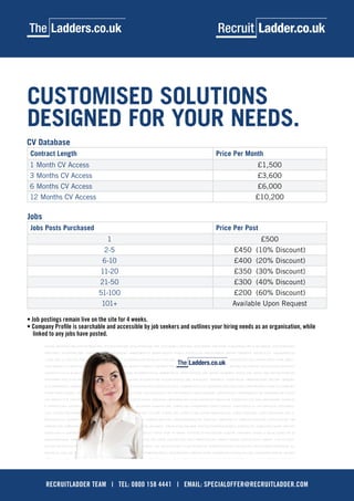 Corporate Rate Card | PDF