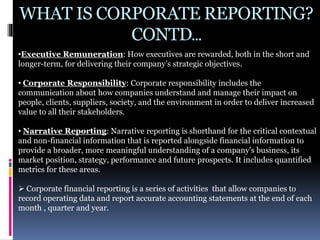 Corporate reporitng requirements | PPTX