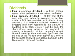 Corporate Reporting - Limited Companies: Statement of Comprehensive ...