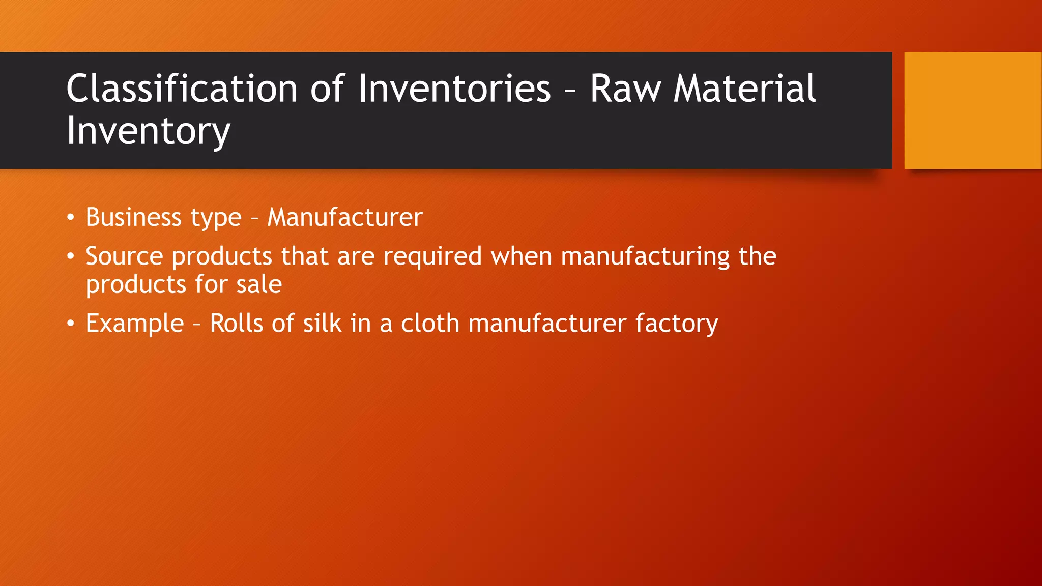 Corporate Reporting - MFRS102, IAS2: Inventory | PPTX