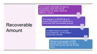 Corporate Reporting- MFRS136, IAS36 Impairment of Assets | PPT