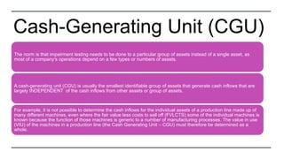 Corporate Reporting- MFRS136, IAS36 Impairment of Assets | PPT