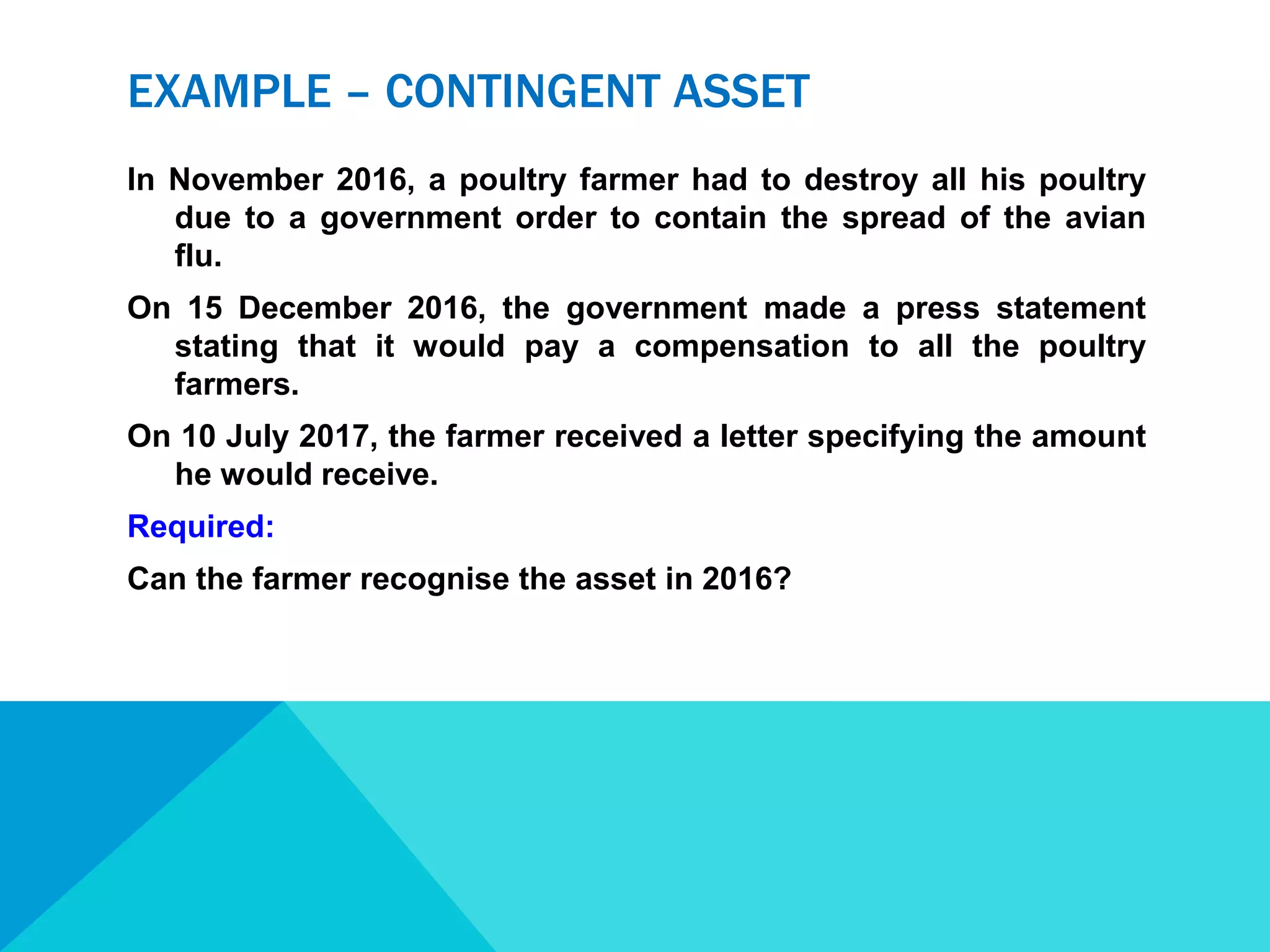 Corporate Reporting- MFRS137, IAS37 Provisions, Contingent Liabilities ...