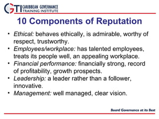 Corporate reputation -David Weiner | PPT
