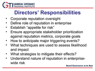 Corporate reputation -David Weiner | PPT