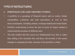 Corporate restructuring | PPTX
