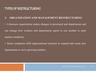 Corporate restructuring | PPTX