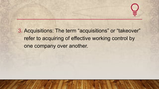 Corporate restructuring | PPTX