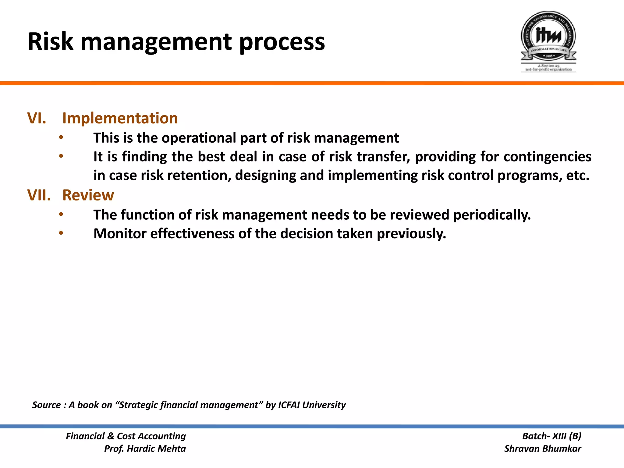 Corporate Risk Management | PDF
