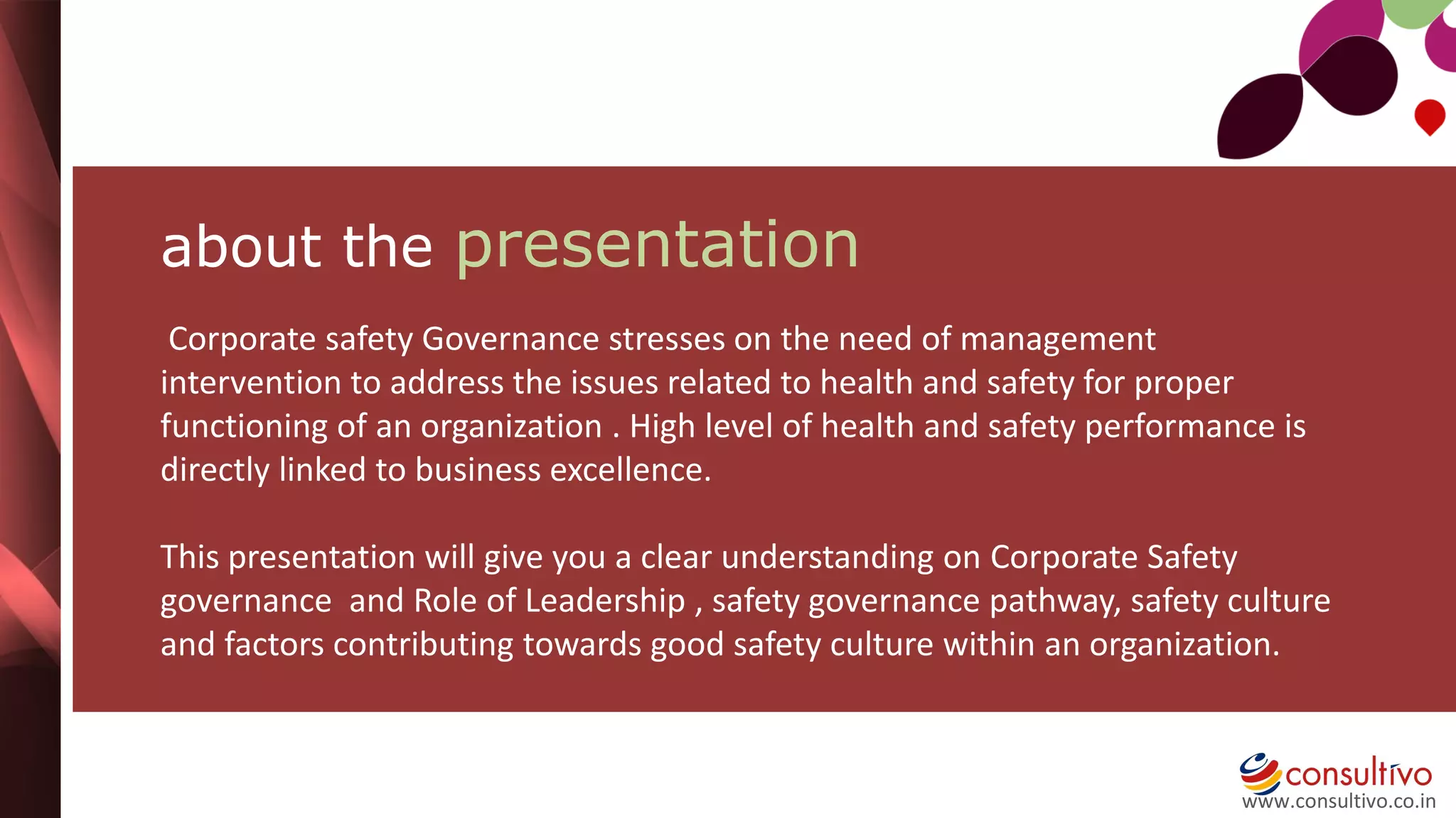 Corporate Safety Governance and Role of Leadeship | PDF