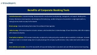 Corporate Self Booking Tool (CSBT) | PPTX