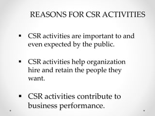 Corporate social responsibility | PPT