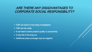 Corporate social and responsibility (CRS) | PPTX