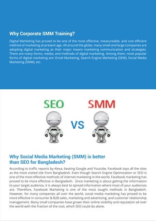 Corporate Social Media Marketing (SMM) Course Outline by BIMPA and ...