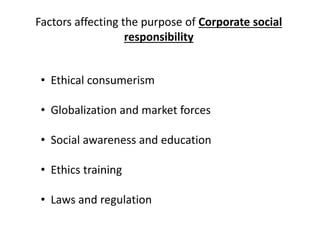 Corporate social responsibility | PPTX