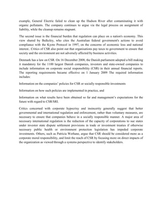 Corporate social responsibility | DOCX