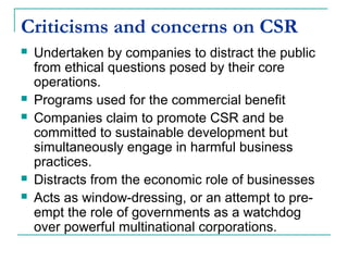 Corporate social responsibility | PPT