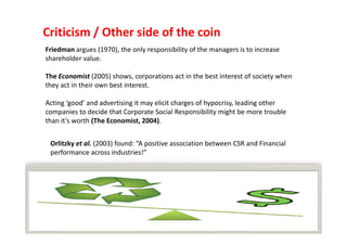 Corporate Social Responsibility | PDF