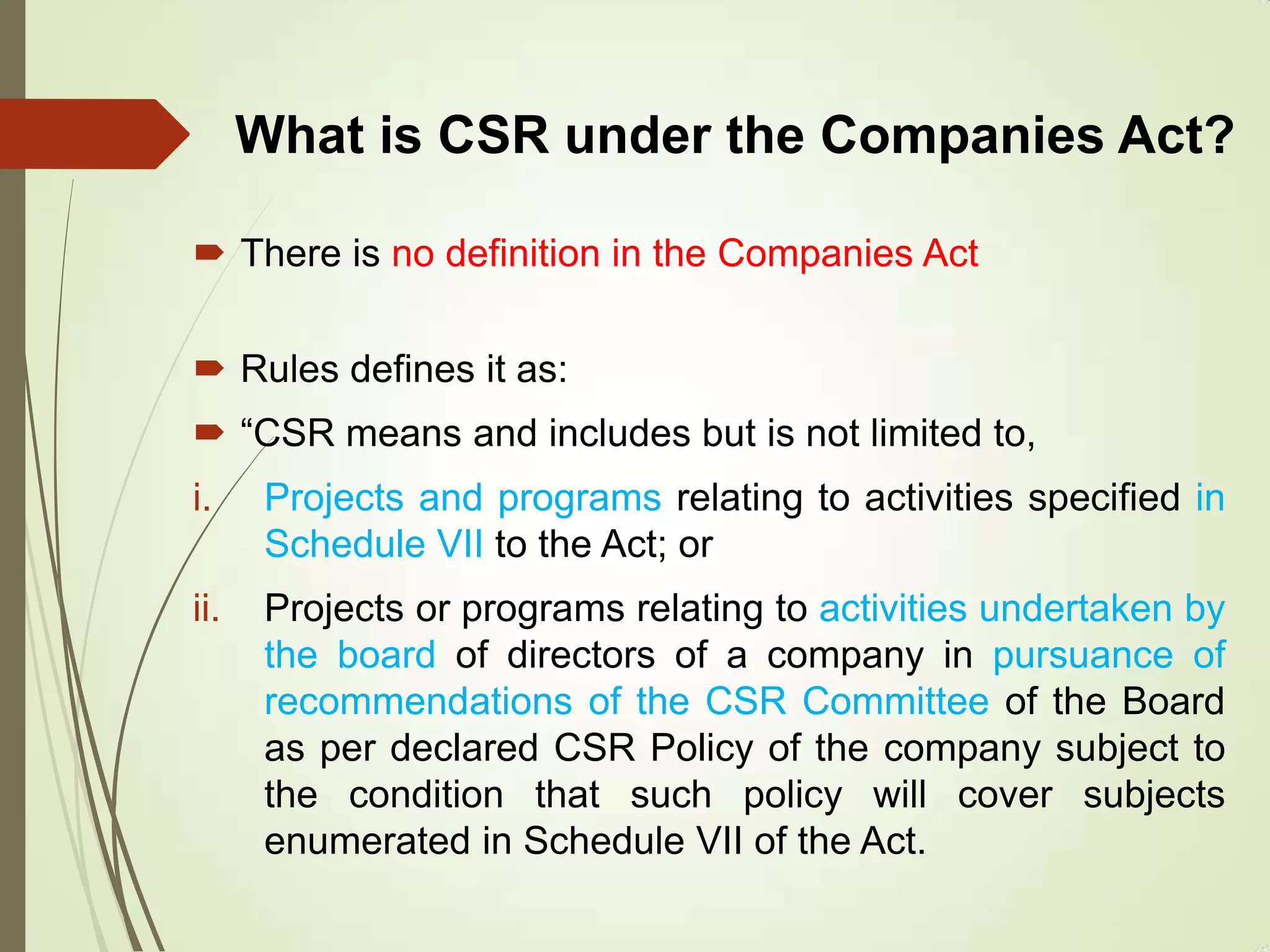 Corporate Social Responsibility (CSR) | PPSX